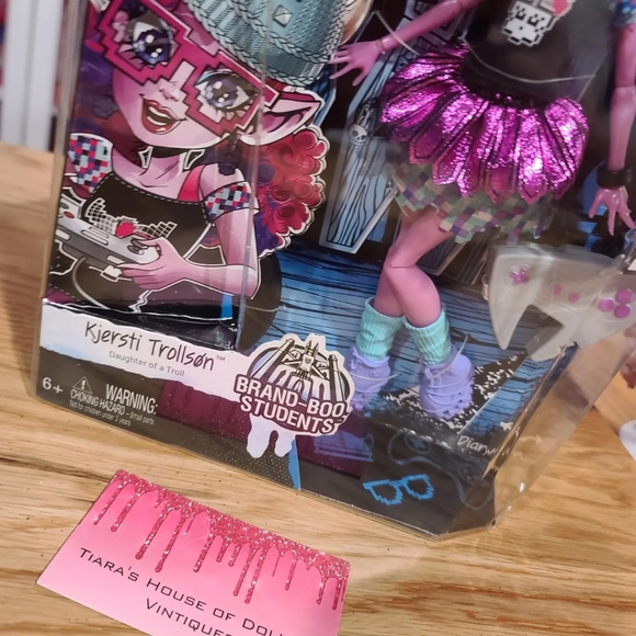 Mattel | Toys | New 25 Monster High Kjersti Trollson Brand Boo Students ...